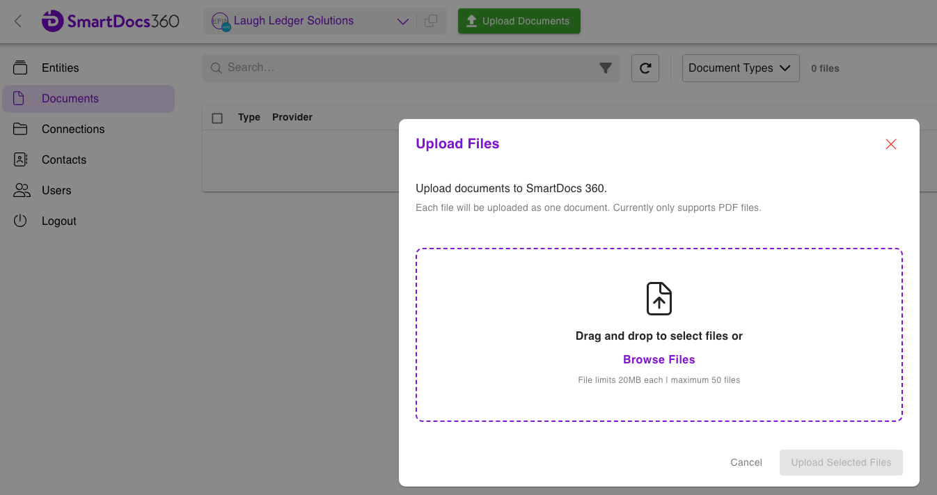 Convert a bank statement PDF and import into Xero – SmartDocs 360